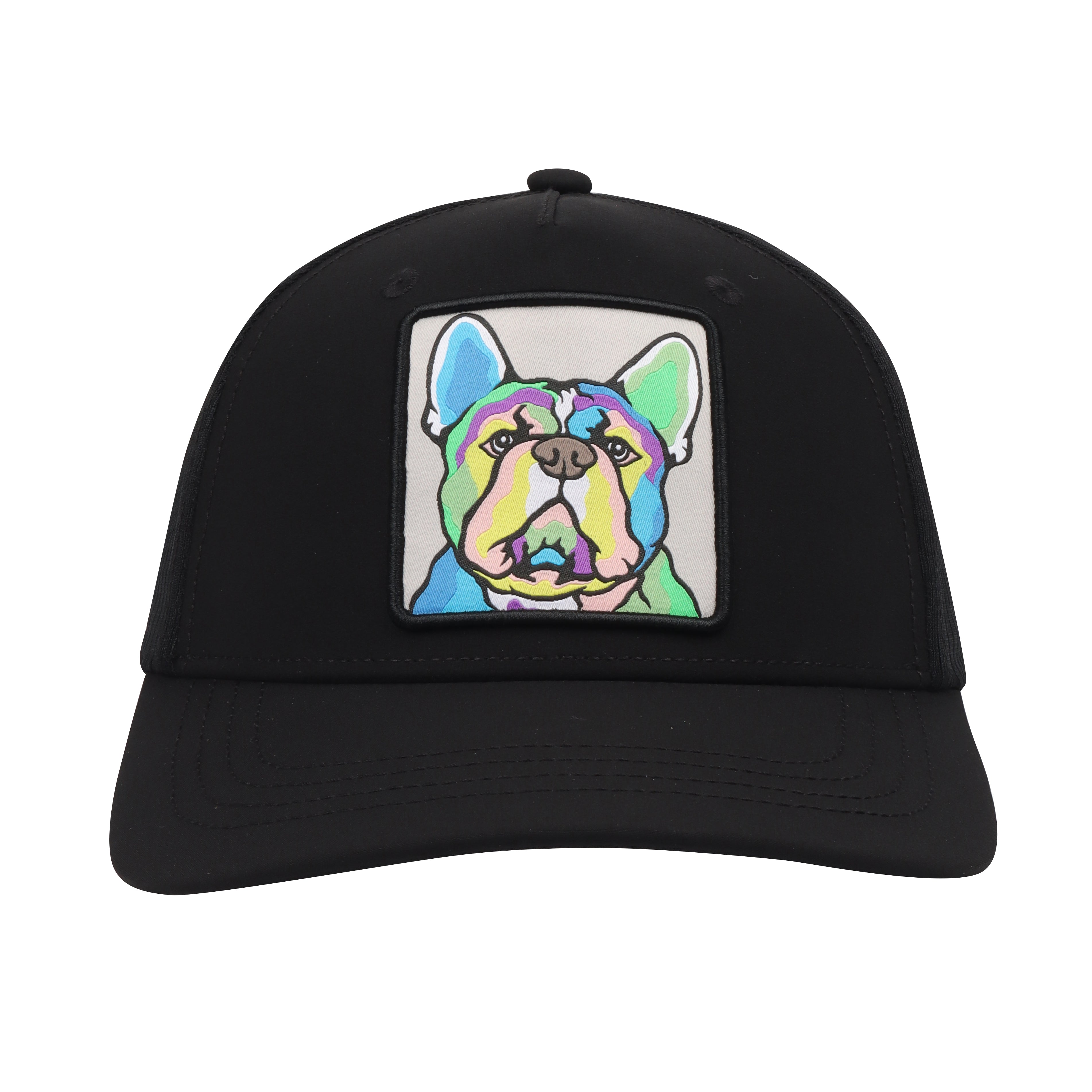 HatPhile Trucker Hat –Frenchie Patch Front with Mesh Back – HATPHILE